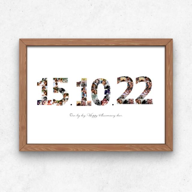 Numbers Personalized Photo Collage With A Message by Etsy | ufurnish.com