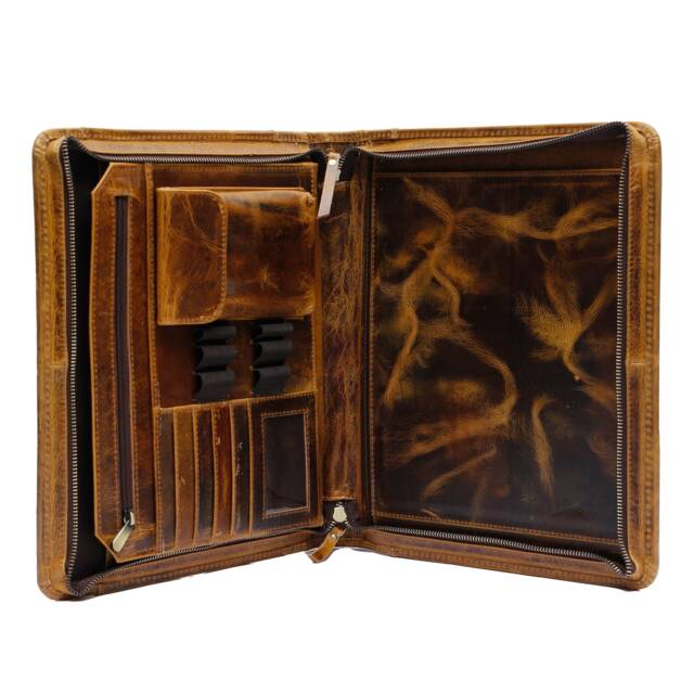 Free Personalized Leather Portfolio Padfolio Document Holder Folder ...