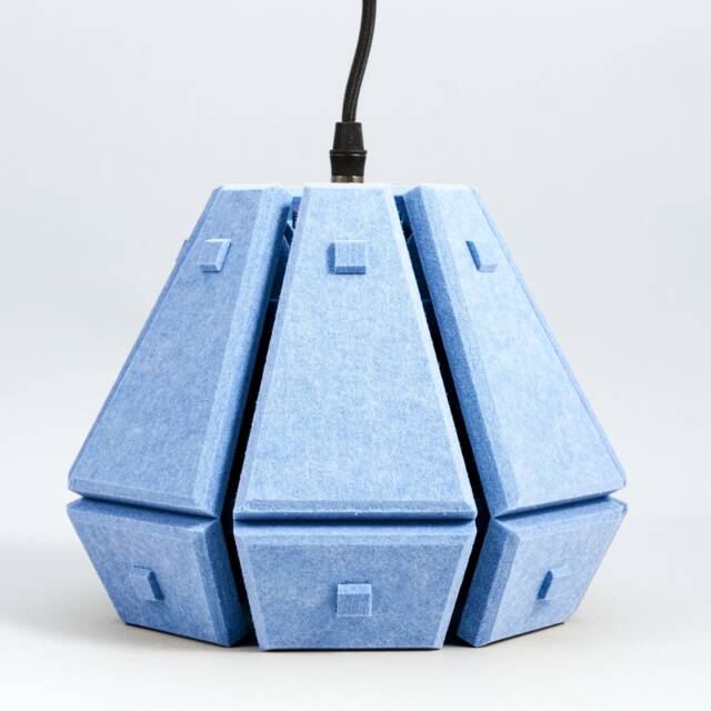 Allumo Blue Pendant Lighting, Diy Lamp Shade, Decorative Blue Designer ...