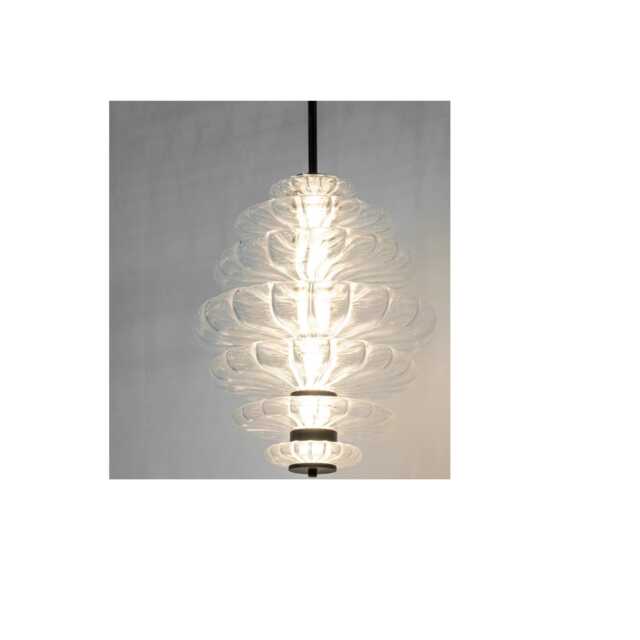 Hand Blown Glass Ceiling Light Stunning Custom - Unique Artisan Pendant ...