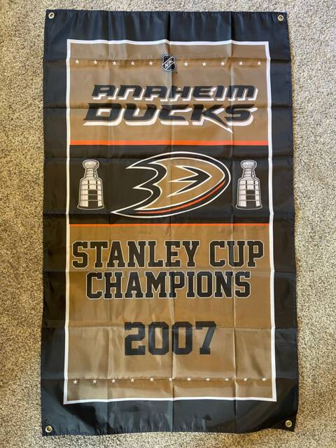 Anaheim Ducks Stanley Cup Championship Banner Flag by Etsy | ufurnish.com