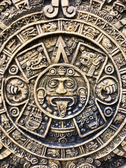 Aztec Mayan Calendar Stone Wall Plaque Sun Stone Home Or Garden ...