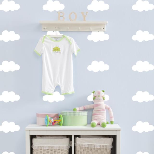 Wall Stickers Clouds - Decoration Art Tattoo Home Decor Decor Baby ...