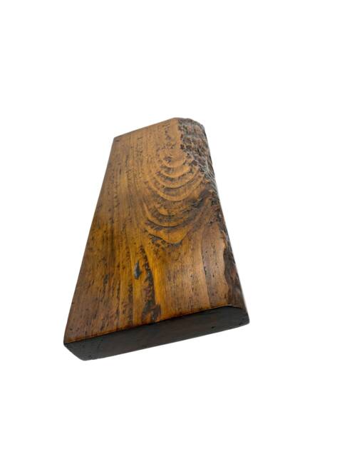 Articulating Oak Footstool Wide Reclaimed Beam Antique Adjustable Cast ...