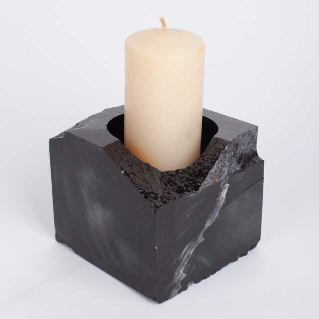Alexandrette Black Marble Candleholder Natural Stone Decor by Etsy ...