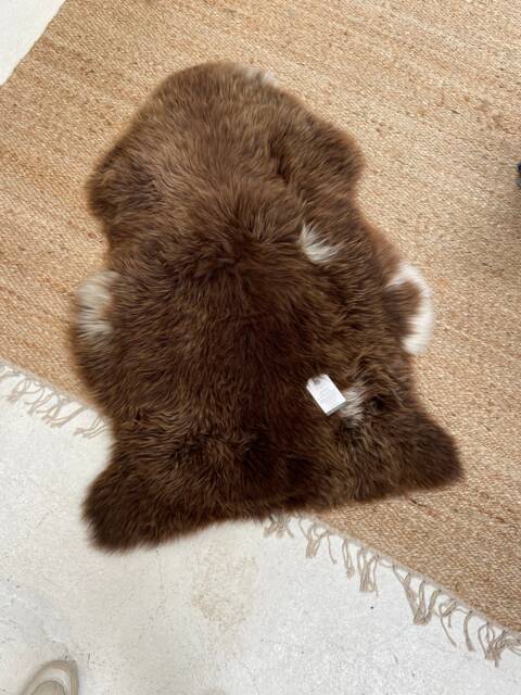 Rare Breed Genuine Sheepskin Rug With Natural Markings, Genuine ...