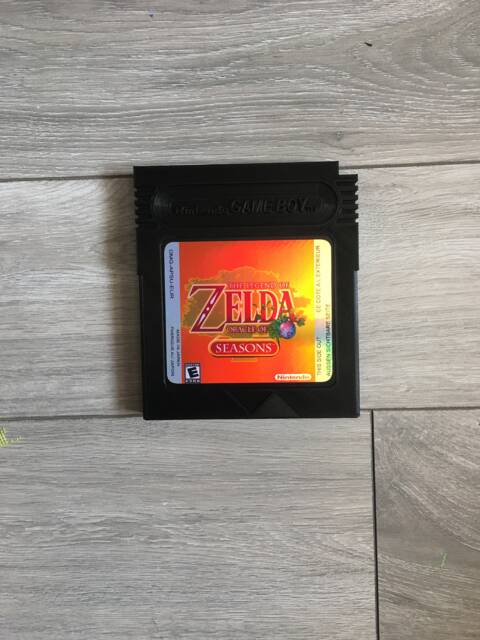 Zelda Oracle Of Seasons, Giant Size Nintendo Gameboy Cartridge, A Must ...