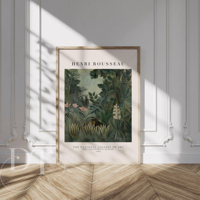 Modern Home Decor - Henri Rousseau The Equatorial Jungle- Contemporary ...