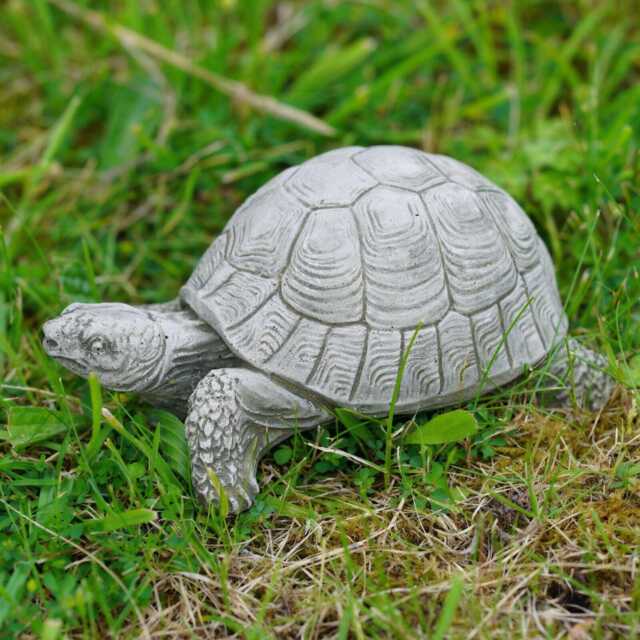 Tortoise Stone Statue - Outdoor Garden Turtle Animal Sea Ornament ...