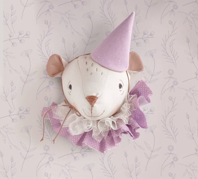 stuffed Bear Head Wall Mount Kids Room Decor by Etsy | ufurnish.com