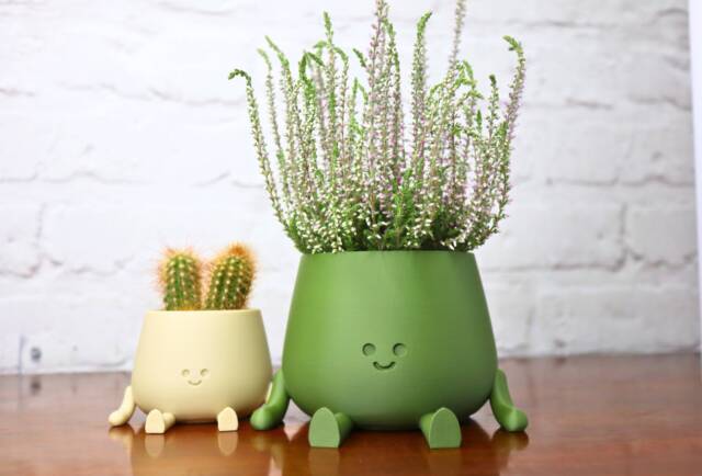 Official Happy Face Planter Cute, Silly & Funny Planters For Your Small ...