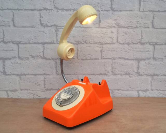 Retro Orange Desk Lamp by Etsy | ufurnish.com