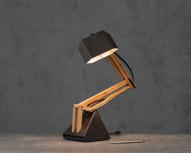Unique Industrial Adjustable Desk Lamp - The Mashina Custom Built ...