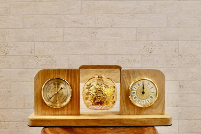 One-Off Handmade Barometer & Clock With Touch Lamp by Etsy | ufurnish.com