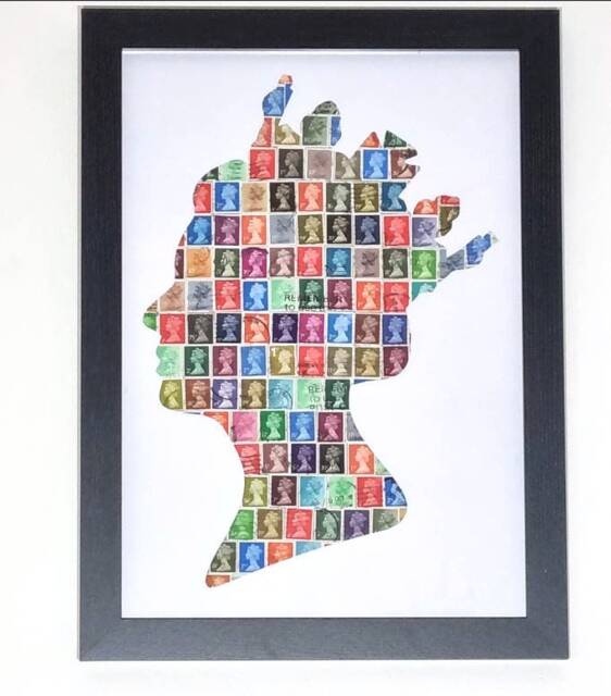Queen Collage Stamp Frame by Etsy | ufurnish.com
