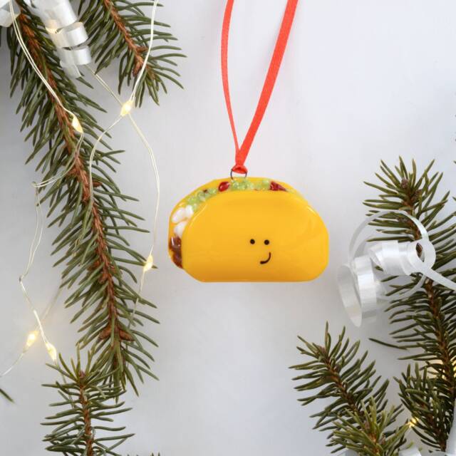 Tacos Ornament To Hang in Christmas Tree by Etsy | ufurnish.com