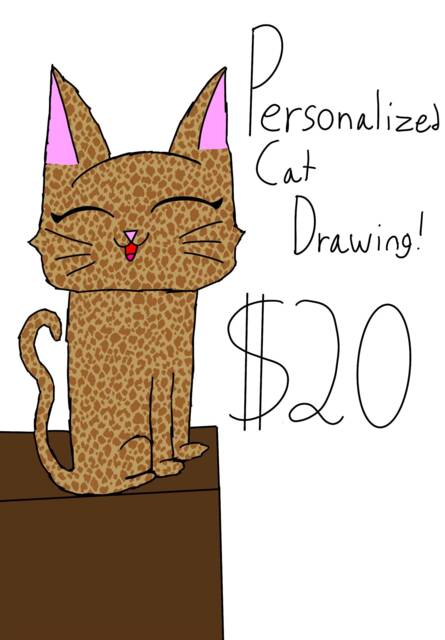 Personalized Cat Drawing - Digital by Etsy | ufurnish.com