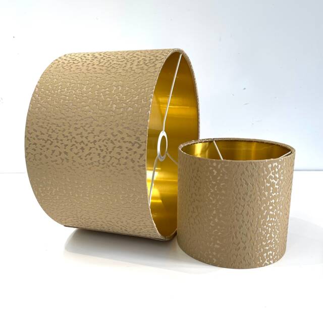 New Luxury Made By Order Embossed Golden Silk Super Luxurious Lamp ...