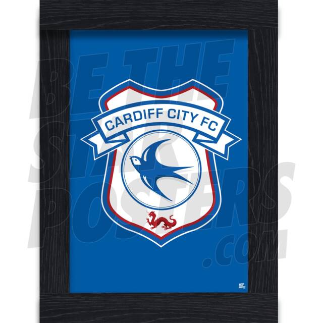 Cardiff City Fc Crest Poster - Officially Licensed Product by Etsy ...