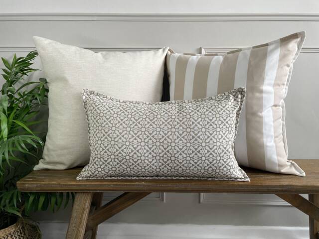 Neutral Cushion Bundle 3 X Outdoor Garden Handmade Covers by Etsy ...