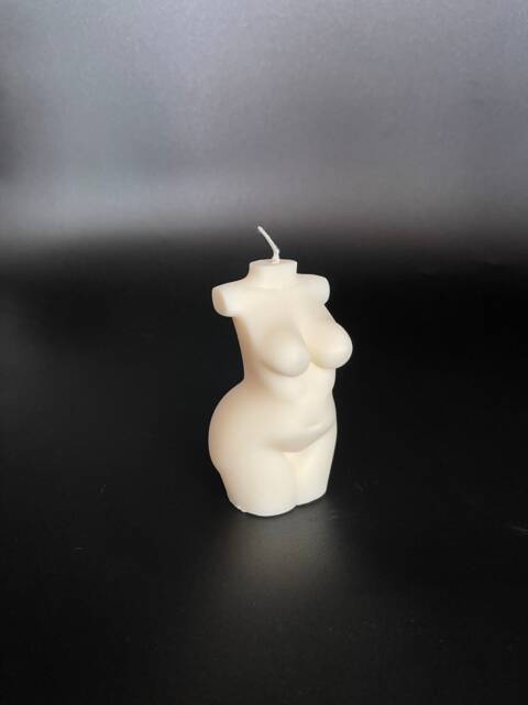 Female Torso Candle, Over Sized Torso Chubby Candle, Thick Fat Candle ...