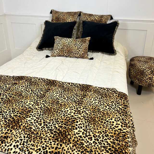 Leopard Print Throws, Animal Throw, Velvet Blanket, Cushions, Home Gift ...