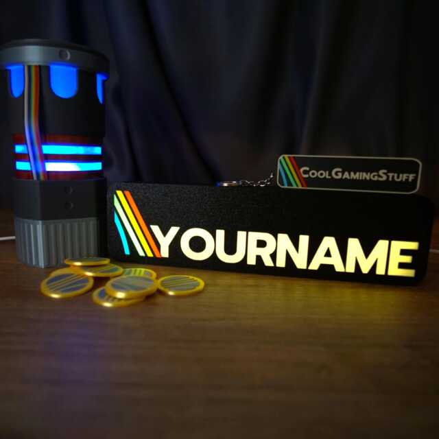 Arc Raiders Custom Led Light Box, Personalized Gamer Tag Sign ...