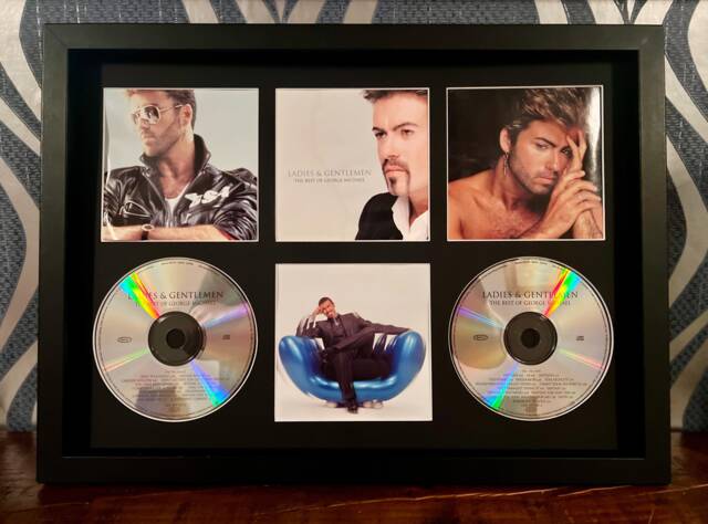 George Michael - Ladies & Gentlemen Double Cd Wall Display Frame Not ...