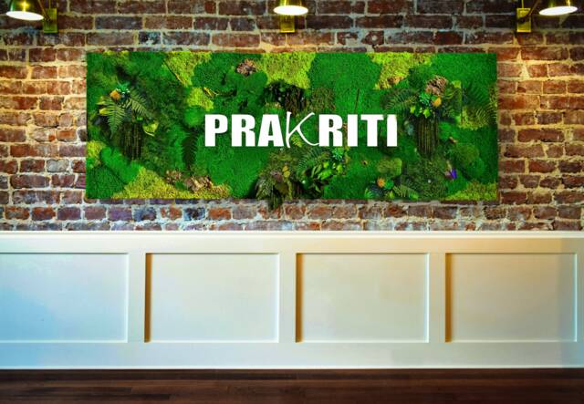 Moss Wall Art, Logo, Letters, Preserved Wall, Panel With Custom ...
