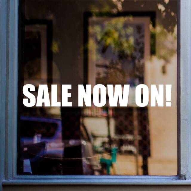 Sale Shop Window Sticker Retail Store Front Display Vinyl Decal by Etsy ...