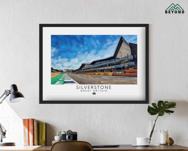 Silverstone Art Print & Frames - Gift Decor Impressionist Painting ...