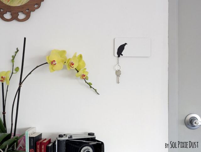Vulture Silhouette - Key Holder Chain Housewarming Gift Idea by Etsy ...