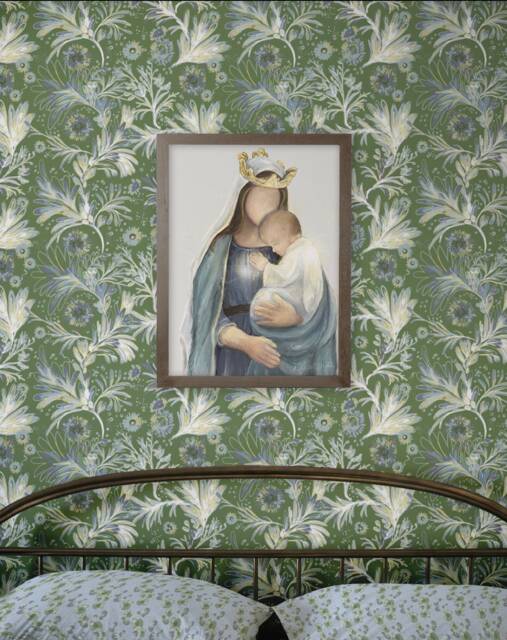 Our Lady Seat Of Wisdom -Art Print Mary & Baby Jesus Mary Artwork ...