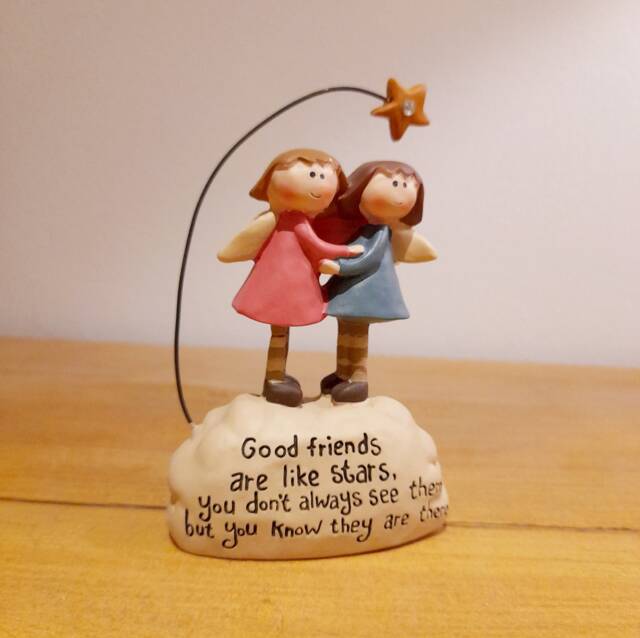 Small Good Friends Polyresin Angels Ornament - The Home & Hearts Shop ...