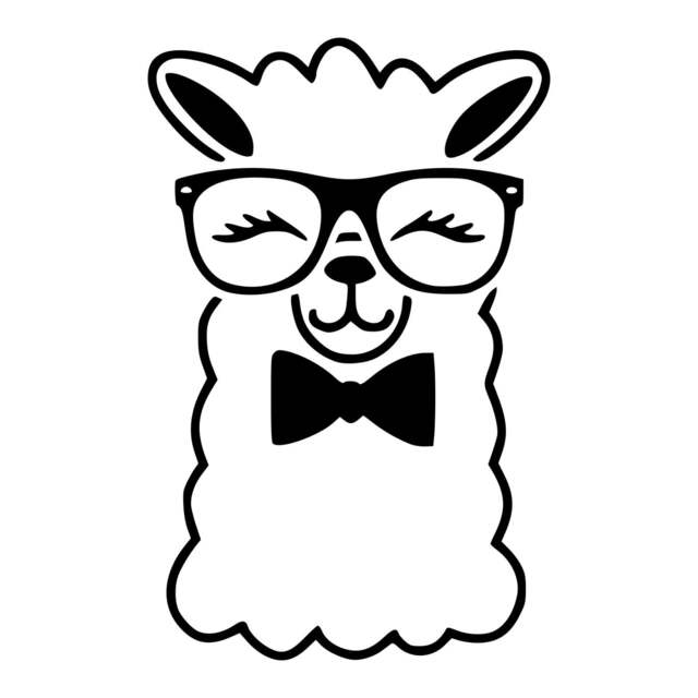 Wall Sticker Alpaca Window Home Decor Kids Bedroom Decal Art Vinyl by ...
