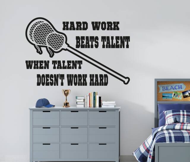 Lacrosse Wall Decal Sports Decor Player Sticker - K292 by Etsy | ufurnish.com