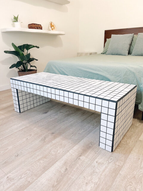 Double Stack Tile Coffee Table - Custom Tiled by Etsy | ufurnish.com