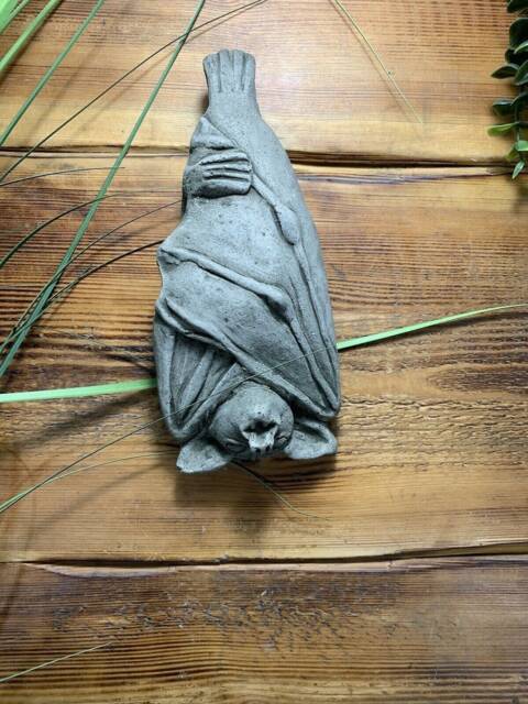 stone Garden Hanging Bat Wall Plaque Gift Ornament by Etsy | ufurnish.com