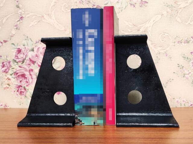 Heavy Duty Metal Bookends - Industrial I-Beam Book Holders For Shelves ...