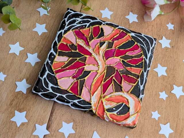 Placenta Art Canvas Painting - Midwife Thank You Gift Student Doula ...