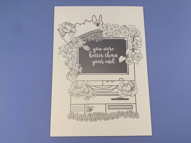 Charlie Bradbury Was Better Than Her End, 5x7 Mini Print, Postcard ...