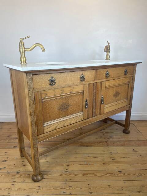 Bathroom Vanity Unit Made To Order Custom Furniture Antique Vintage ...