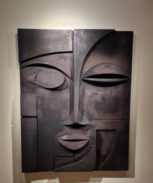 Textured Microcement Wall Art 3D Plaster Relief Painting by Etsy ...