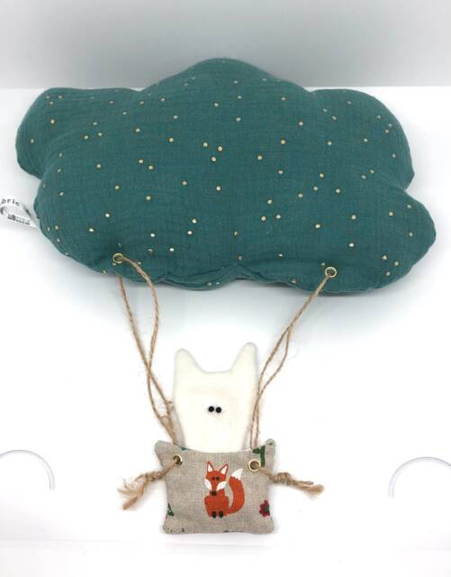 Hot Air Balloon Wall Decoration Baby Mobile & Puppet Toy Gift by Etsy ...