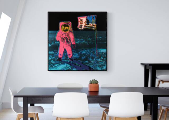 Moonwalk Mtv - Warhol Canvas Print - Wall Pop Art Decor - Multiple ...