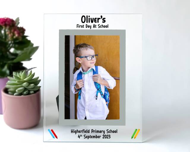 "First Day Of School Frame, Personalised 1St Of Gift, Starting ...