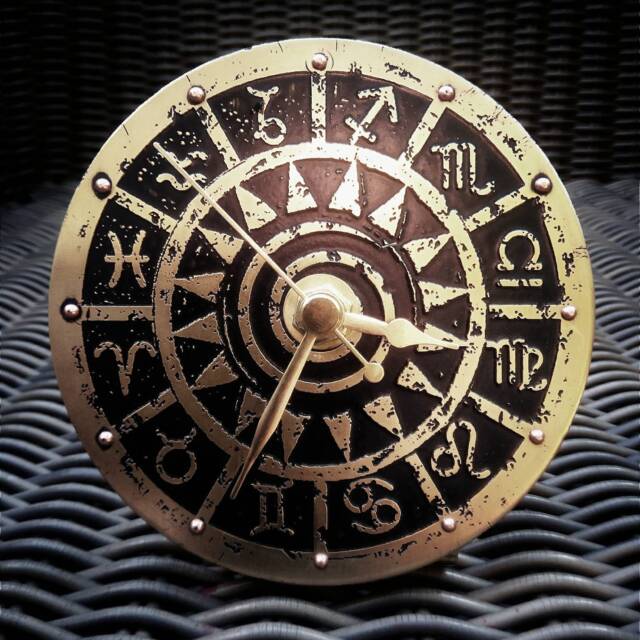 Zodiac Desk Clock150mm/6 by Etsy | ufurnish.com