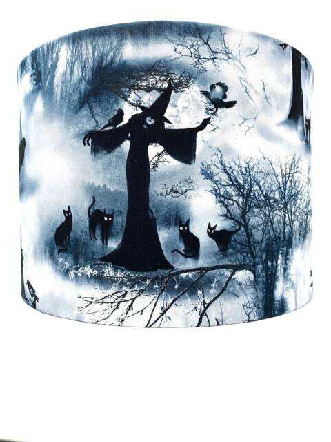 Witches Lampshade Gothic Halloween Decor, Black Lamp Shade by Etsy ...