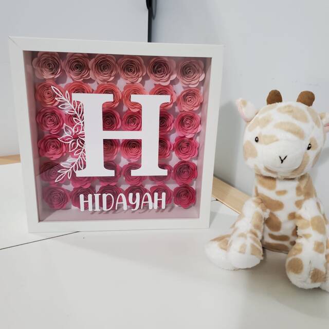 Baby Shower Gift - Aqeeqah Muslim Shadowbox Islamic Decor by Etsy ...