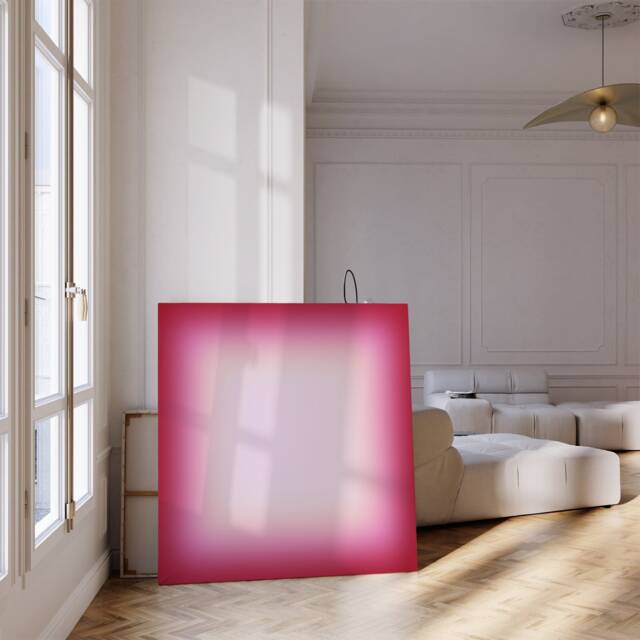 Vortex 1 - Dark Red & Pink Gradient Art, Canvas, Large Abstract Modern ...